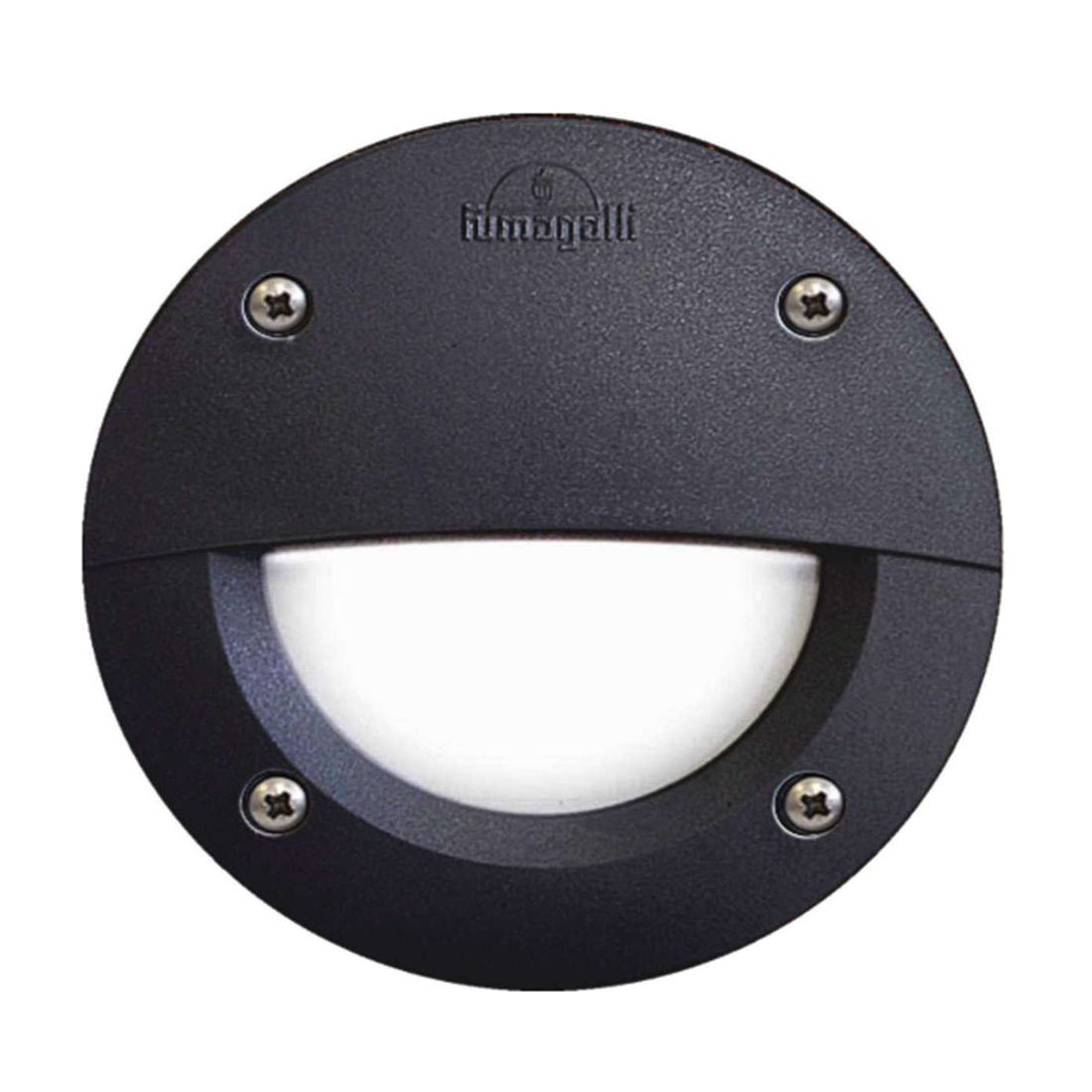 ΣΠΟΤ ΛΕΥΚΟ ΧΩΝΕΥΤΟ ΕΞΩΤΕΡΙΚΟΥ ΧΩΡΟΥ GX53 FUMAGALLI LETI 100 ROUND-EL ΜΑΥΡΟ