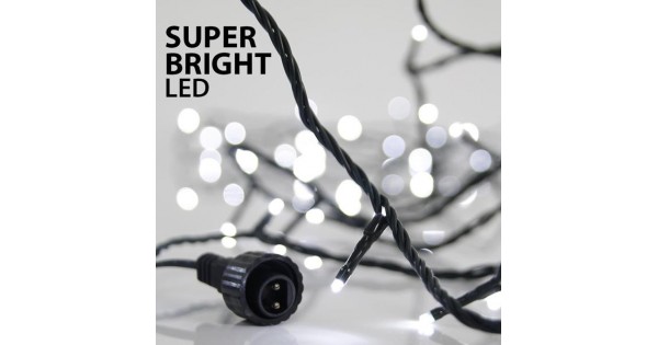 ΣΕΙΡΑ,100 LED SUPER BRIGHT 3mm,31V,ΕΠΕΚΤΑΣΗ ΩΣ 3,ΜΕ ΜΕΤΑΣΧΗΜΑΤΙΣΤΗ ...