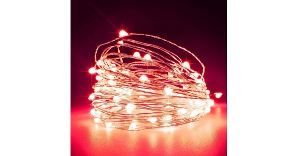 ΣΕΙΡΑ, 100 ΜΙΝΙ LED, ΣΤΑΘΕΡΟ, 4,5V, ΜΕ ΜΕΤΑΣΧΗΜΑΤΙΣΤΗ, ΠΡΟΕΚΤΑΣΗ ...
