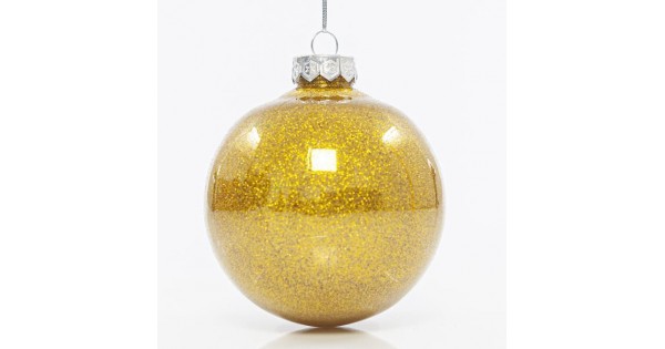 ΜΠΑΛΑ ΠΛΑΣΤΙΚΗ PET, ΣΑΜΠΑΝΙ ΓΥΑΛΙΣΤΕΡΗ ΜΕ GLITTER, ΣΕΤ 4ΤΜΧ, 10cm