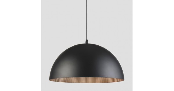 ΦΩΤΙΣΤΙΚΟ ΚΑΜΠΑΝΑ Ε27 Φ400x145 ΜΑΥΡΗ/ΧΡΥΣΗ