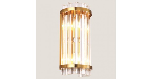 ARTE ILLUMINA ΑΠΛΙΚΑ ΤΟΙΧΟΥ 2xΕ14 16x36 ΧΡΥΣΟ
